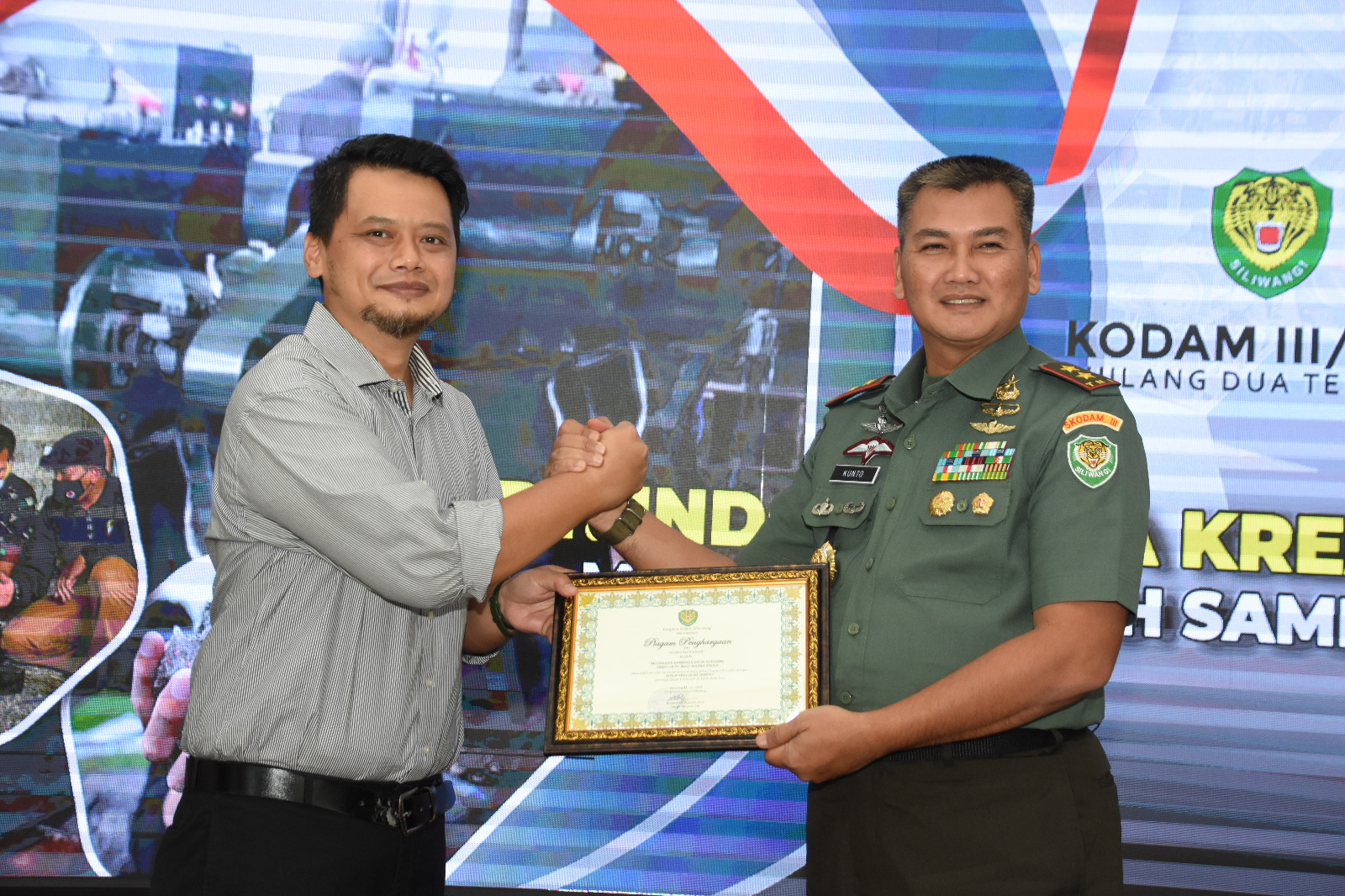Hasilkan Output Yang Positif, Kodam III/Siliwangi Berikan Penghargaan ...