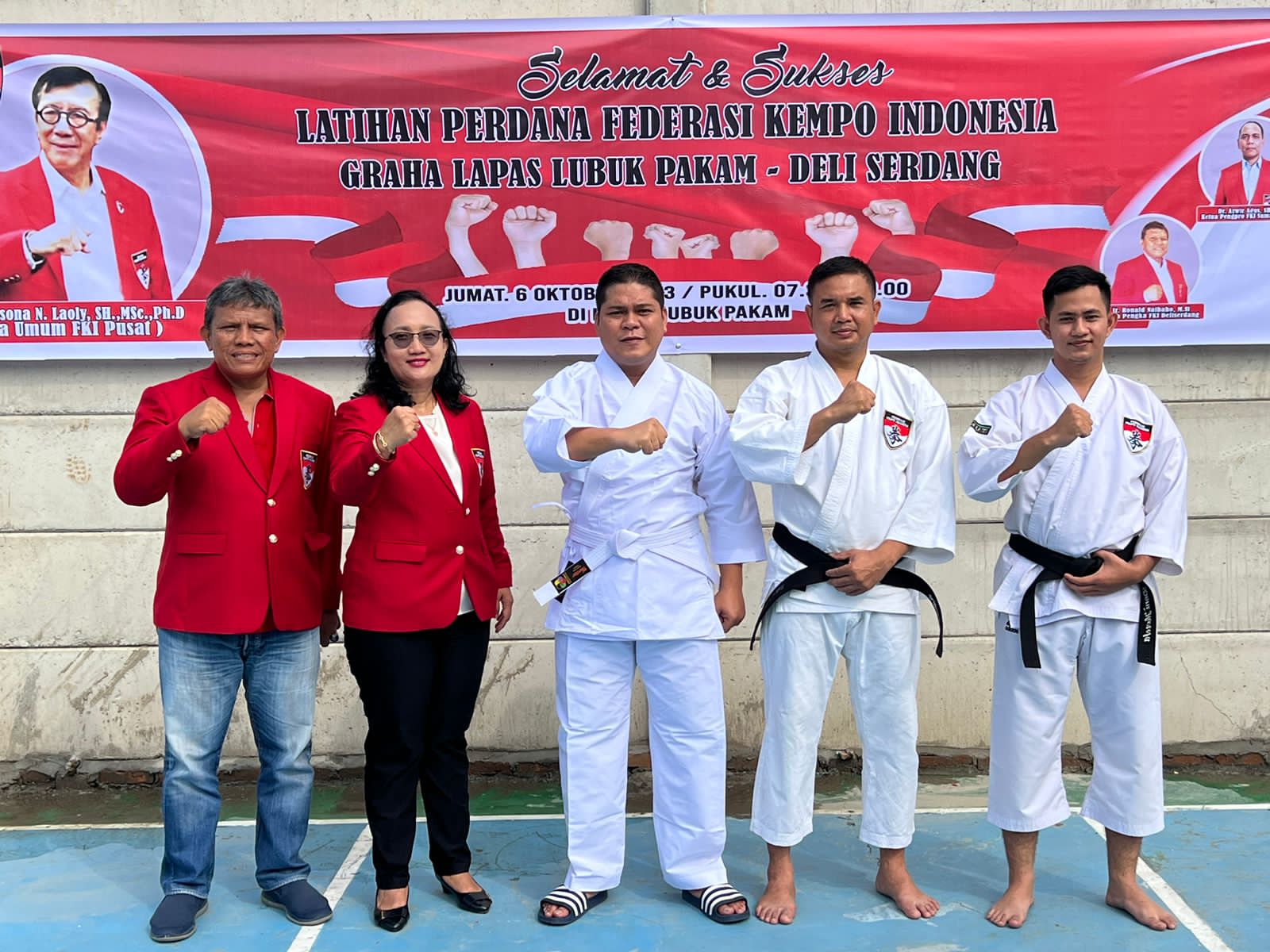 Resmikan KEMPO GRAHA Lapas Lubuk Pakam Pegawai Lapas Lakukan Latihan ...