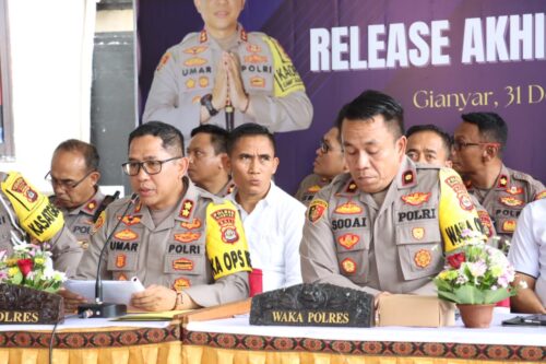 Polres Gianyar Rilis Data Akhir Tahun 2024: Kriminalitas Naik 7,4% ...