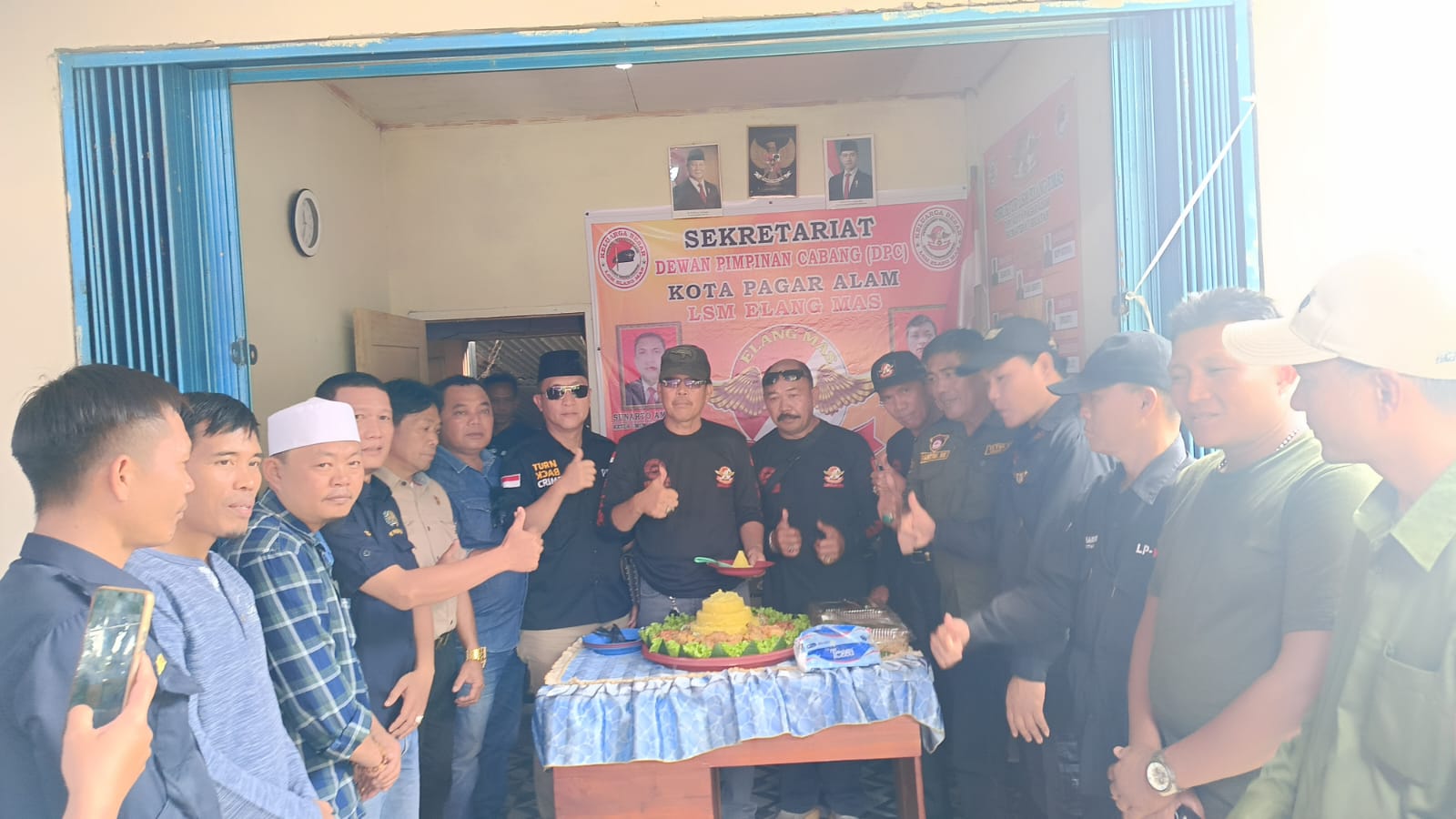 Rapat Akhir Tahun dan Perayaan HUT ke-4 Warnai Kebersamaan LSM Elang ...